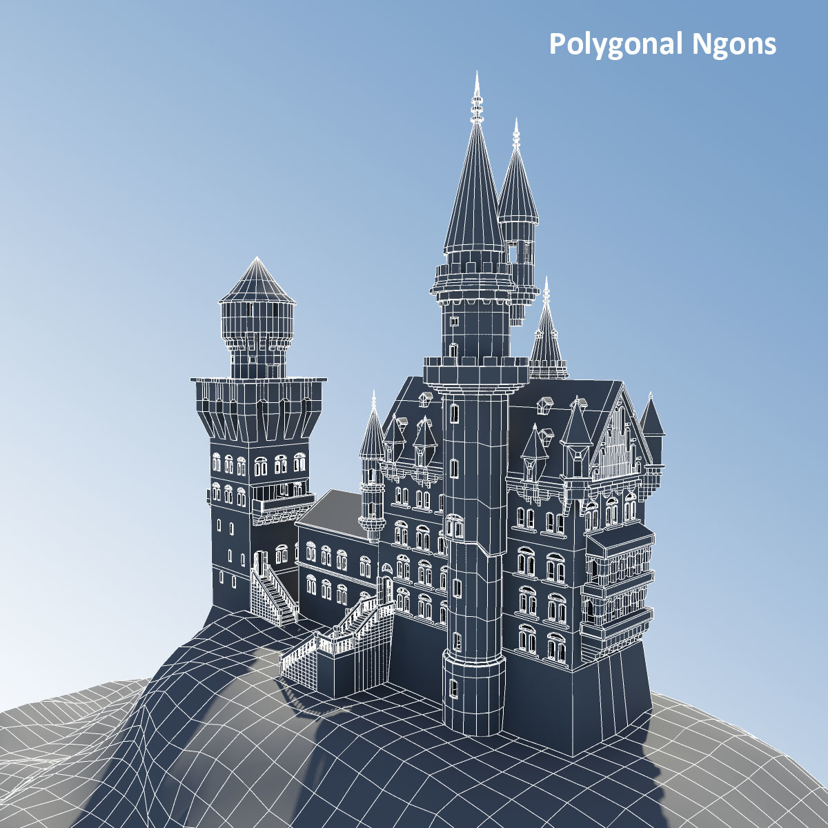 3d neuschwanstein castle model