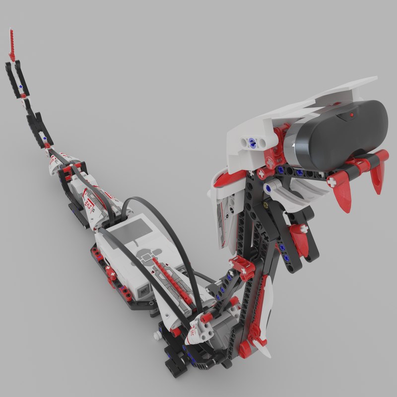 3d snake robotic model