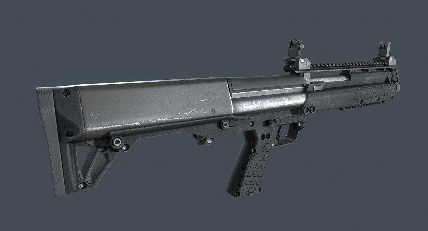 ksg shotgun 3d model