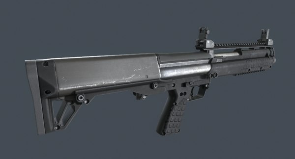 ksg shotgun 3d model