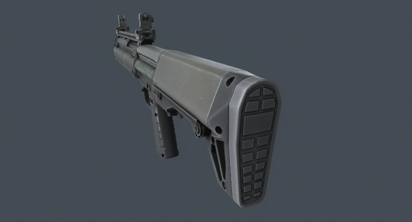 ksg shotgun 3d model