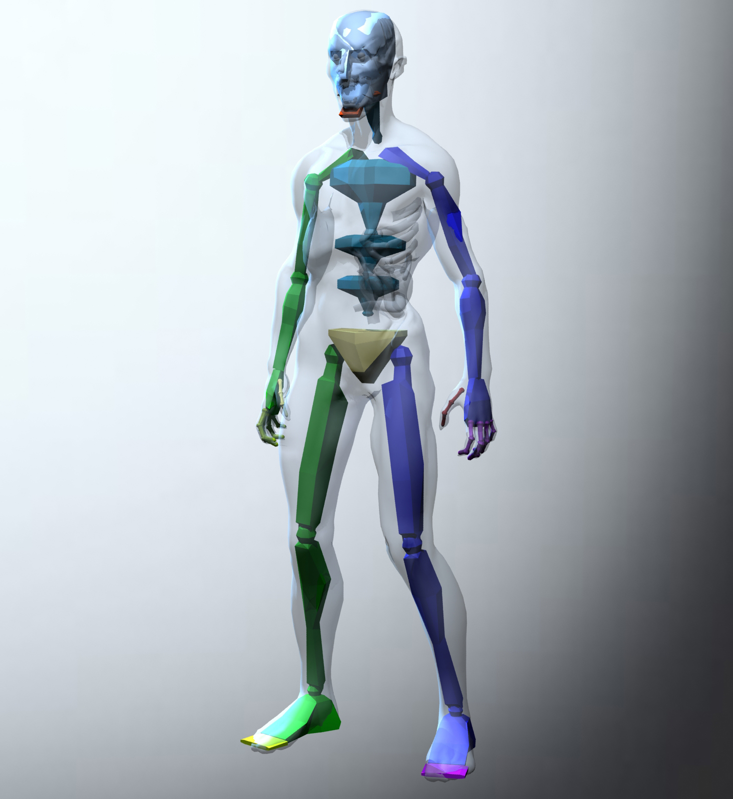 3d male man model
