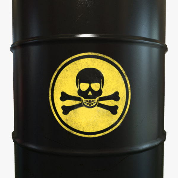 modelo 3d Barril tóxico - TurboSquid 917819