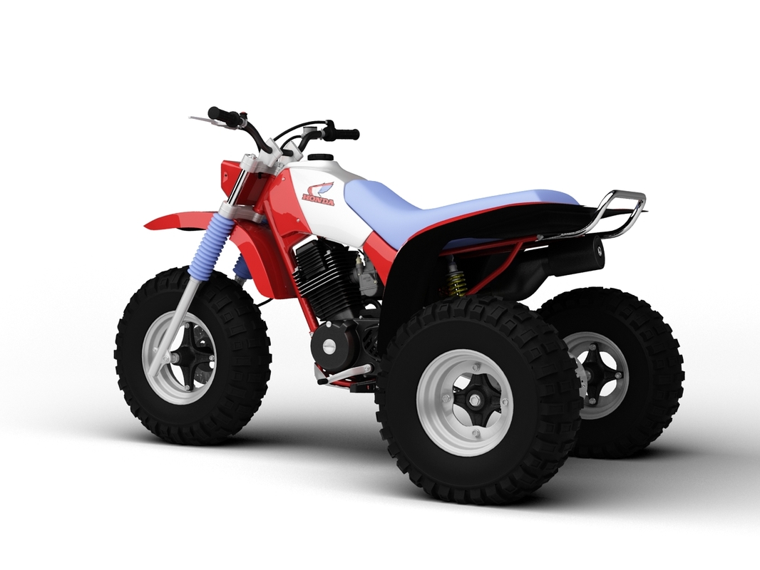 3d model honda atc200x 1984