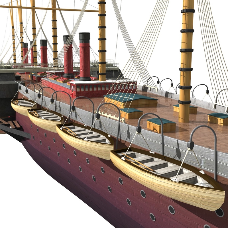 3d model great eastern ship