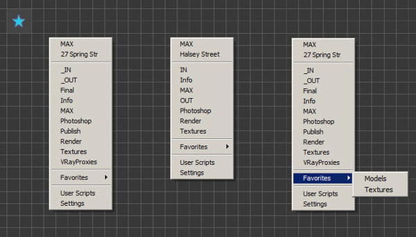 Scripts MaxScript favorite favorites quick