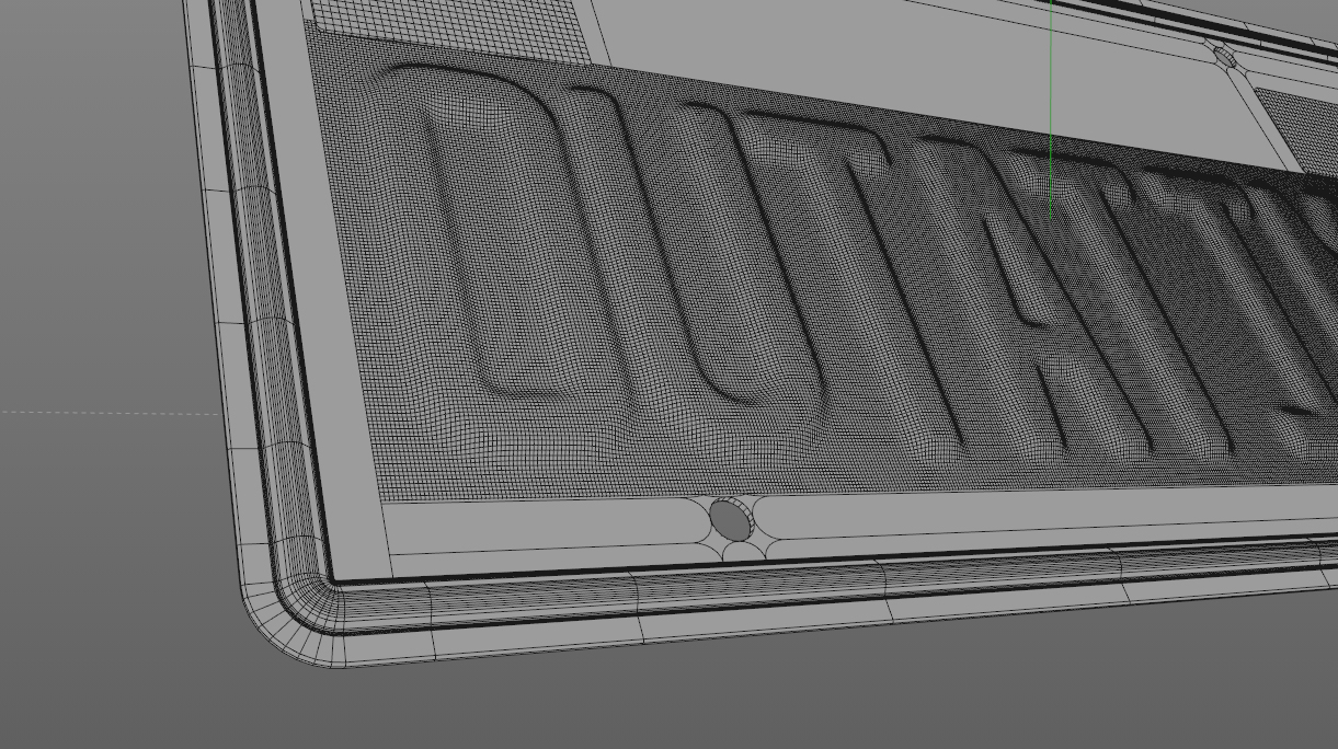 outatime license plate time machine 3d c4d