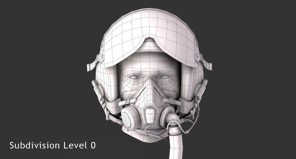 3ds max flight helmet
