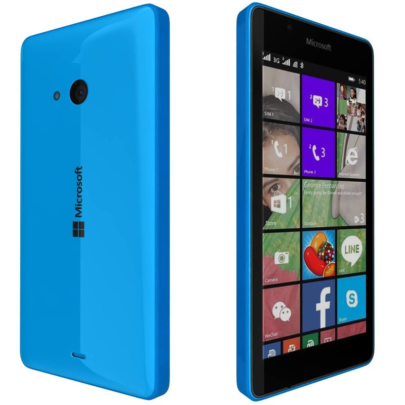 max microsoft lumia 540 dual