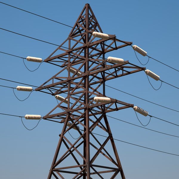 3d electrical substation model