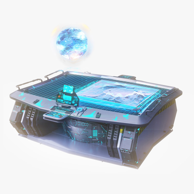 3d hologram table model