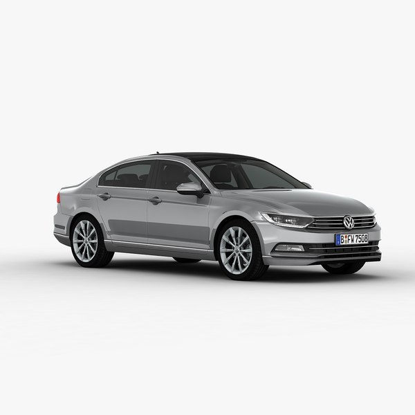 volkswagen passat sedan 3d model