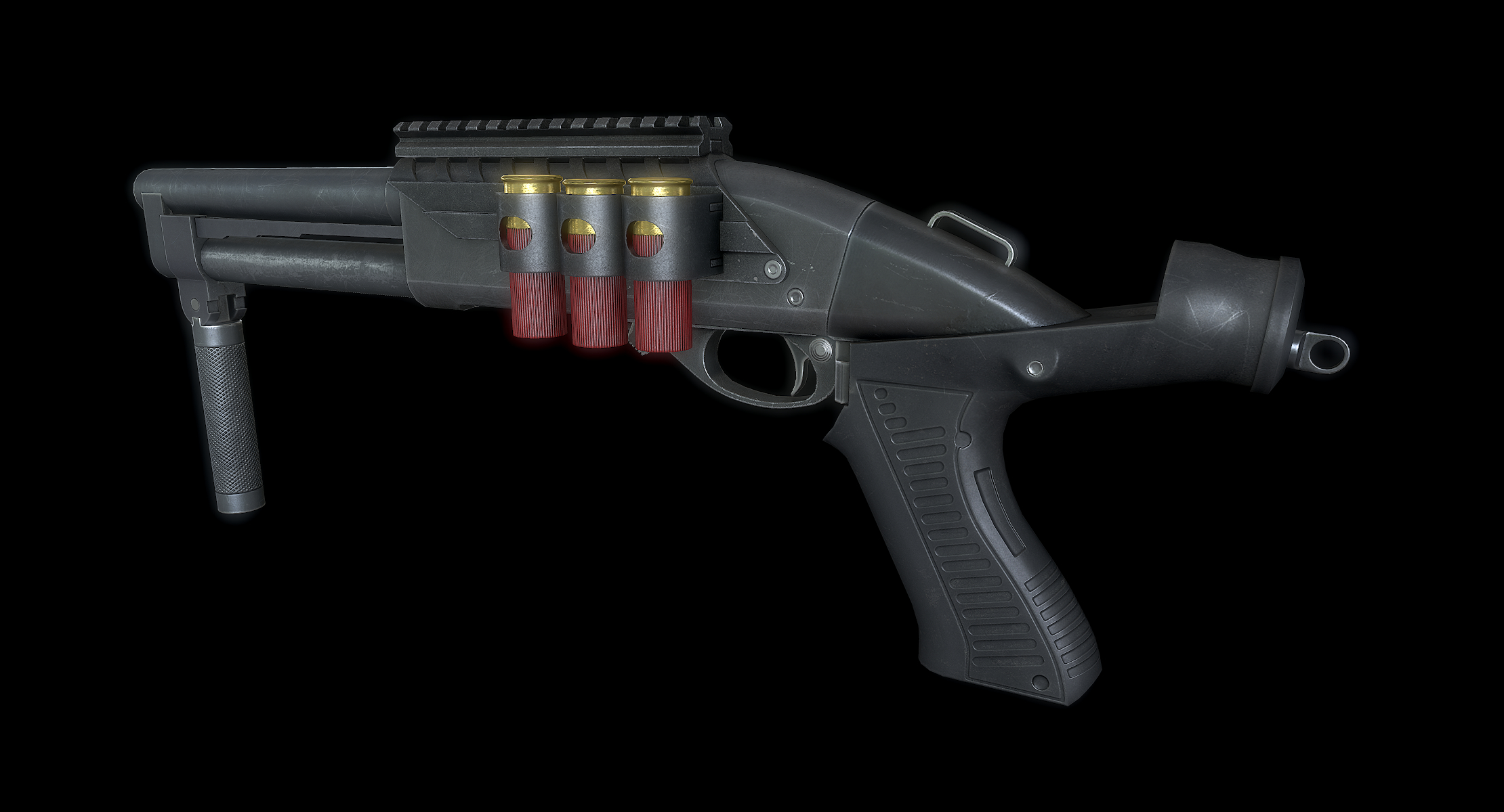 3d model super shorty shotgun