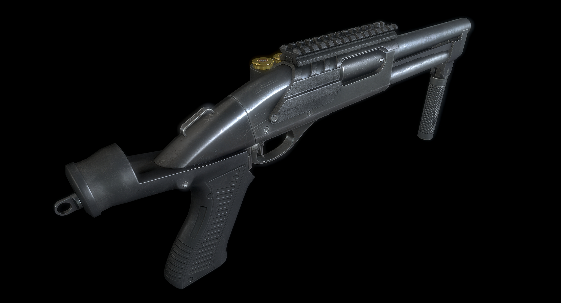 3d model super shorty shotgun