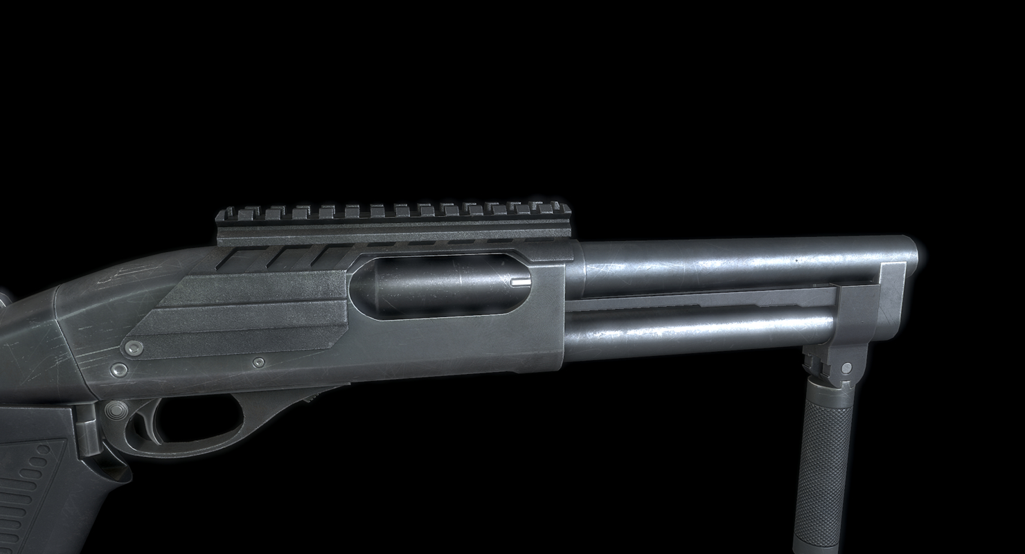 3d model super shorty shotgun