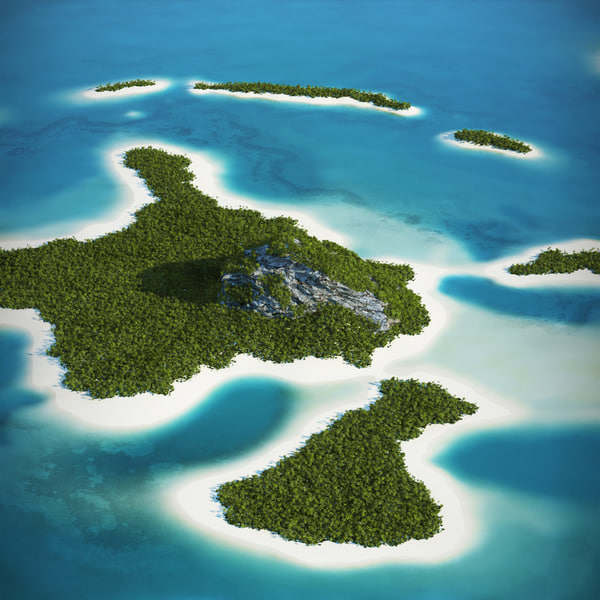 Island 3D Models for Download | TurboSquid