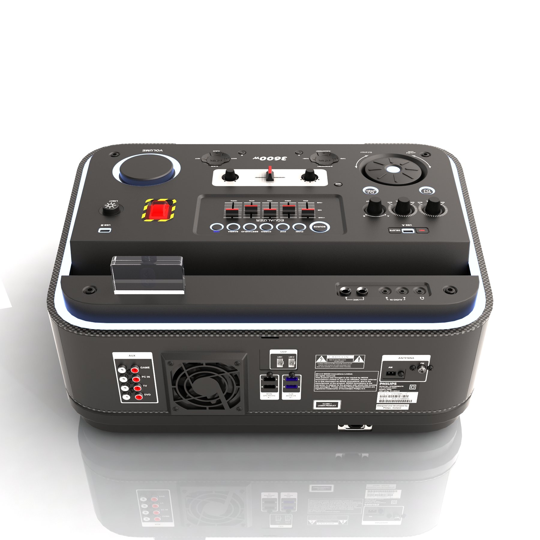 Modello 3D Philips Nitro NX9 (NTRX900 / 55) - TurboSquid 918652