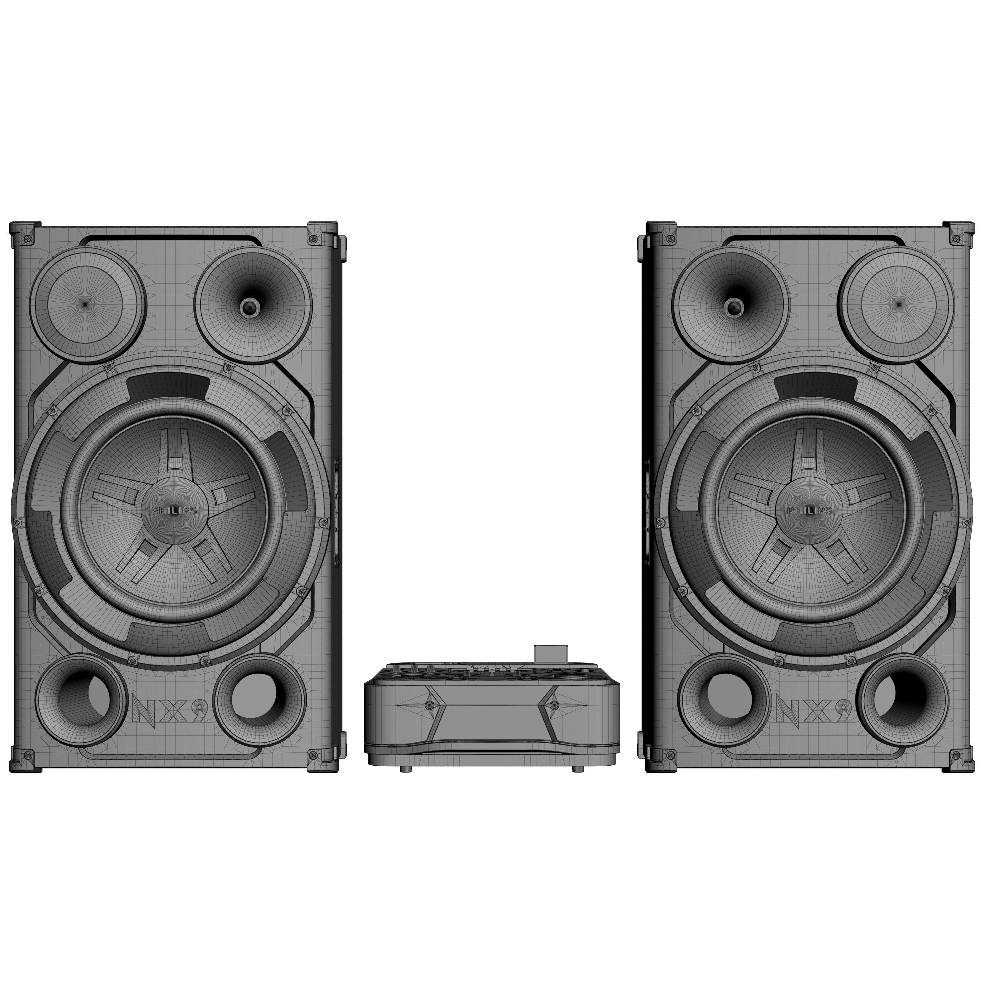 3d philips nitro nx9 ntrx900 model