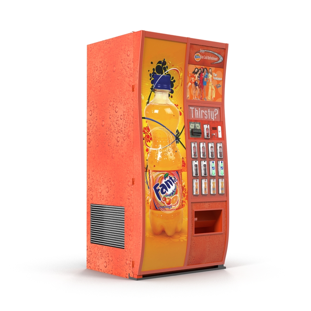 modèle 3D de Fanta Vending Machine Modèle 3D - TurboSquid 919206