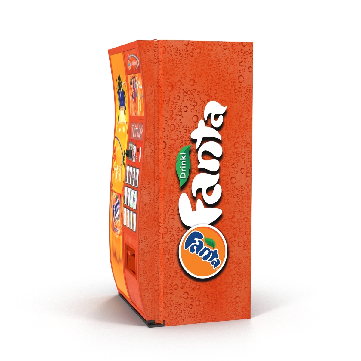 modèle 3D de Fanta Vending Machine Modèle 3D - TurboSquid 919206