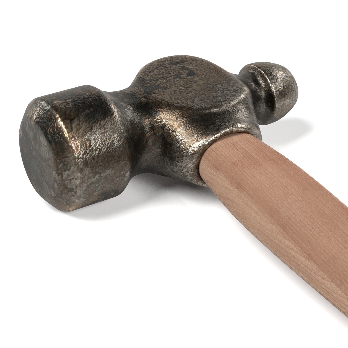 3d rusty hammer model