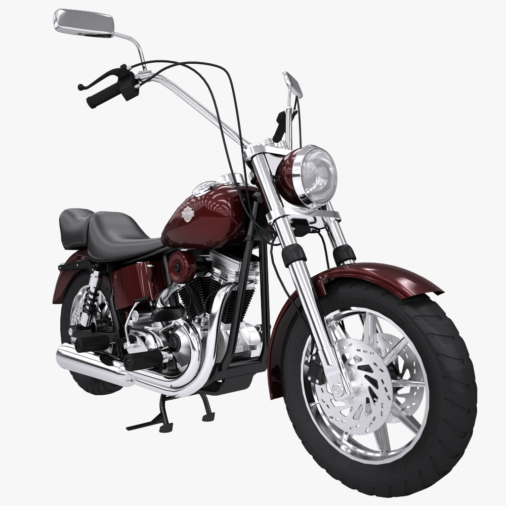 realistic motorcycle 3d max