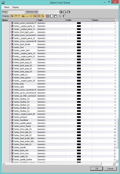 realistic motorcycle 3d max