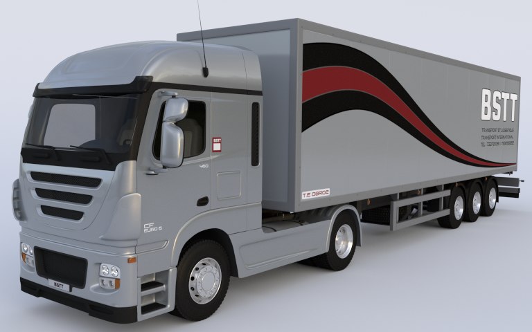 container truck 3d model
