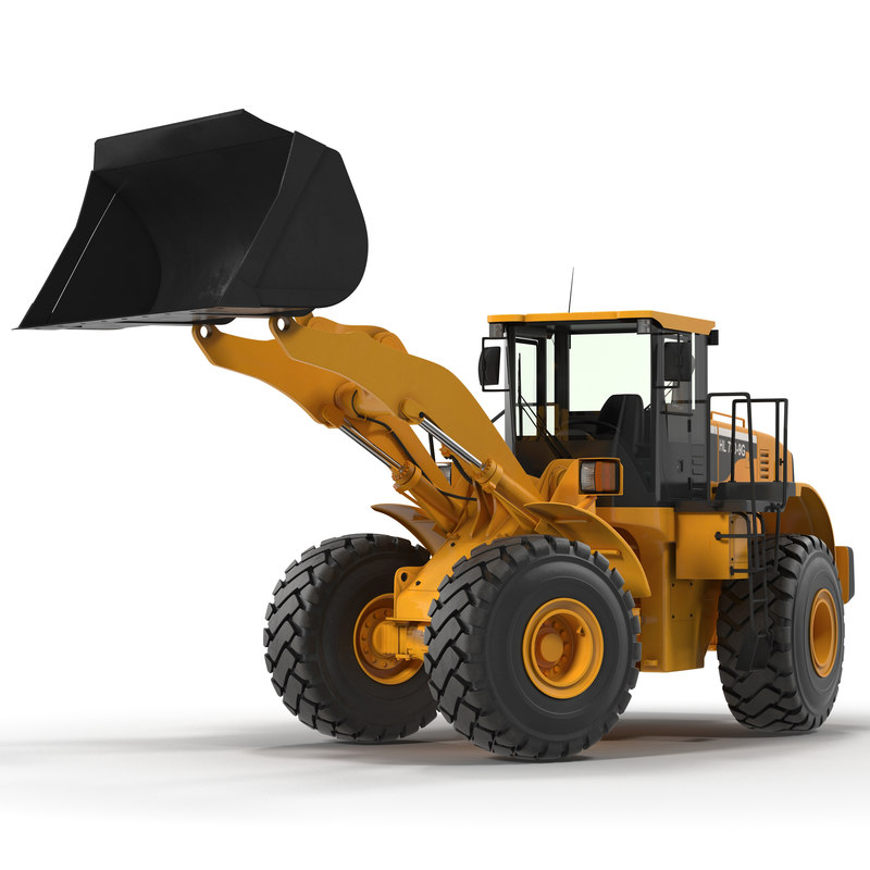 3ds max generic end loader rigged