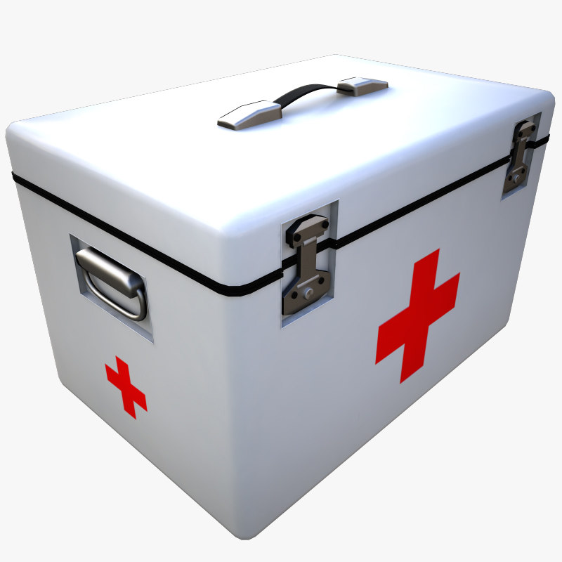 medical box 3d model