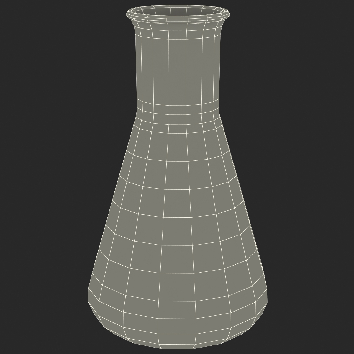 3d model 50 ml erlenmeyer flask