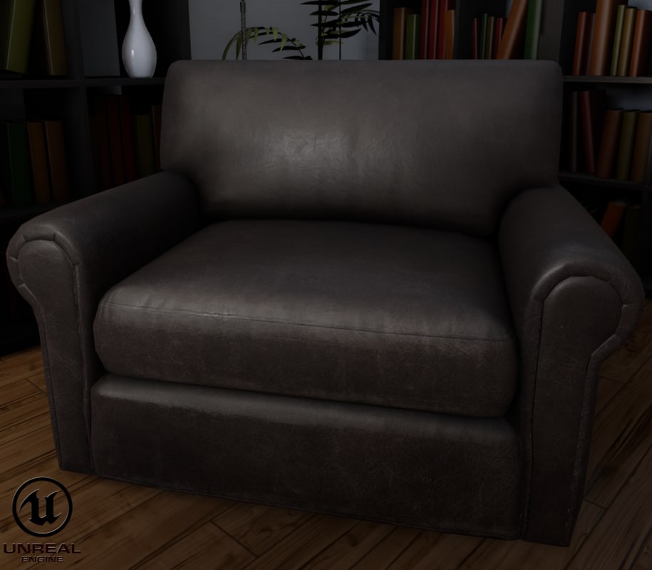 maya leather armchair