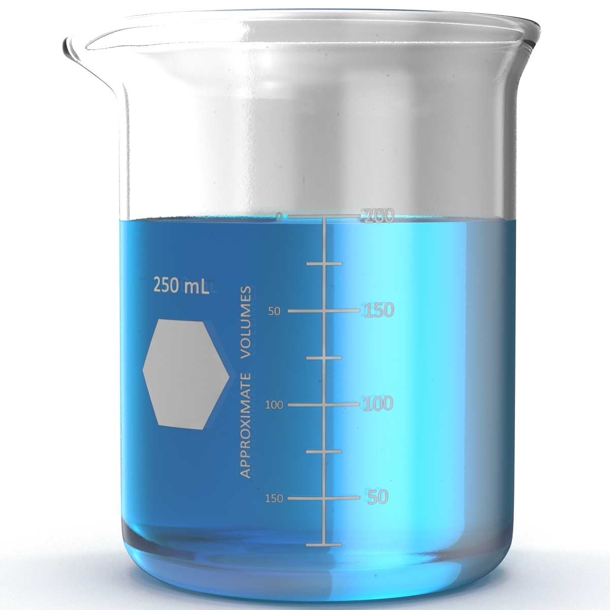 3d 250 ml beaker