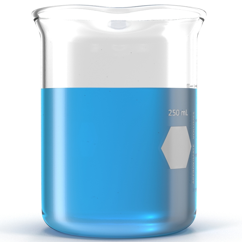 3d 250 ml beaker