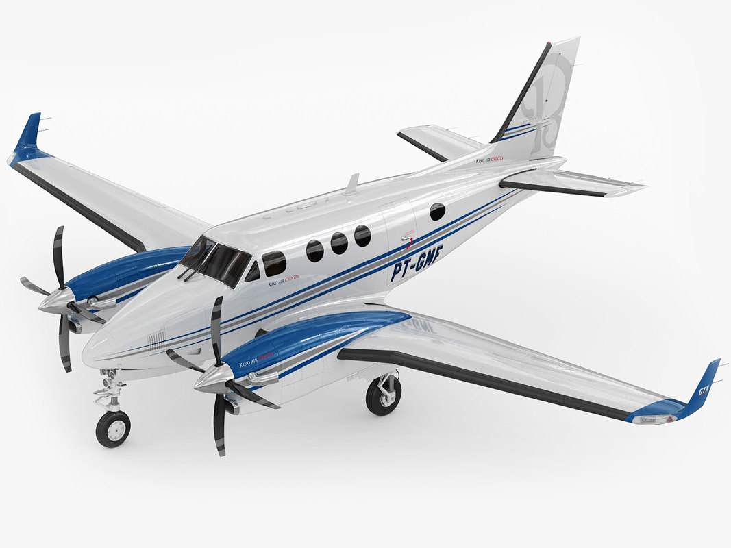 beechcraft beech king 3d 3ds