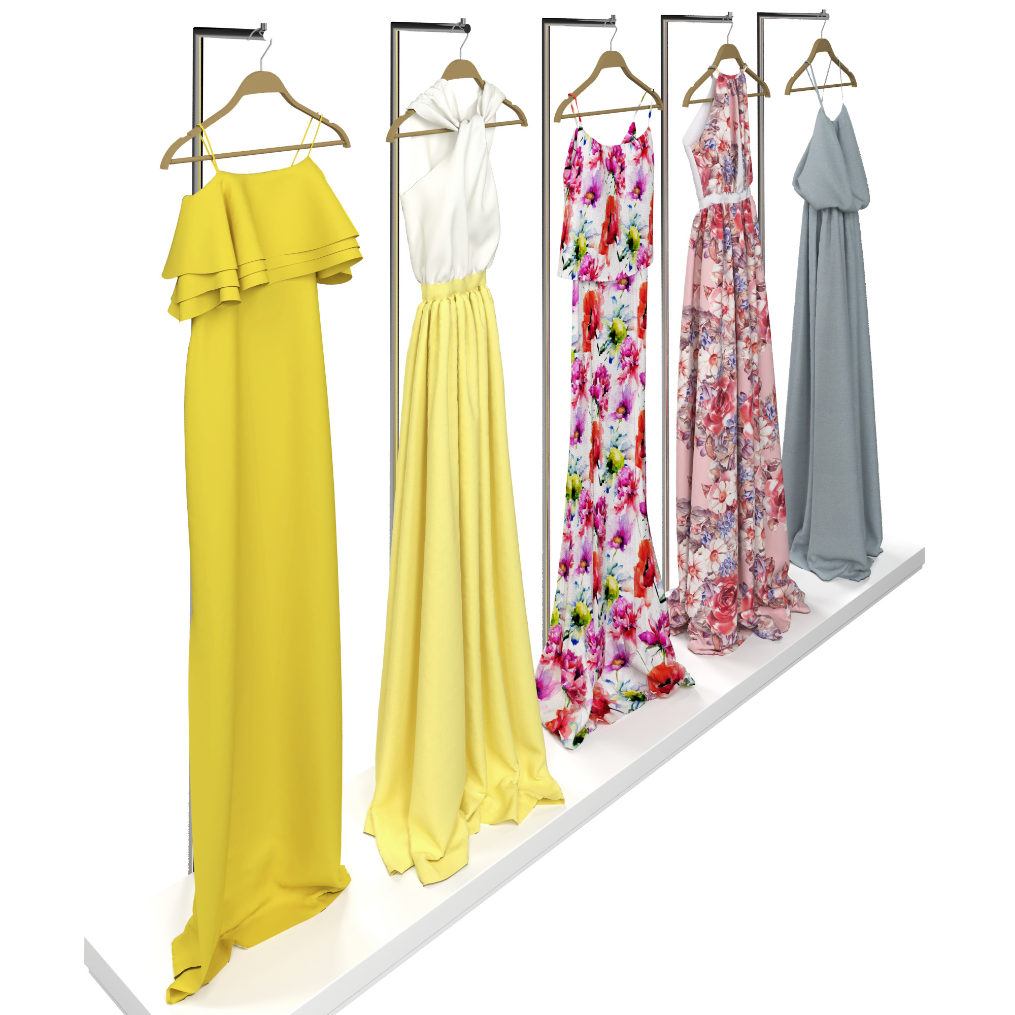 3d woman hanger model