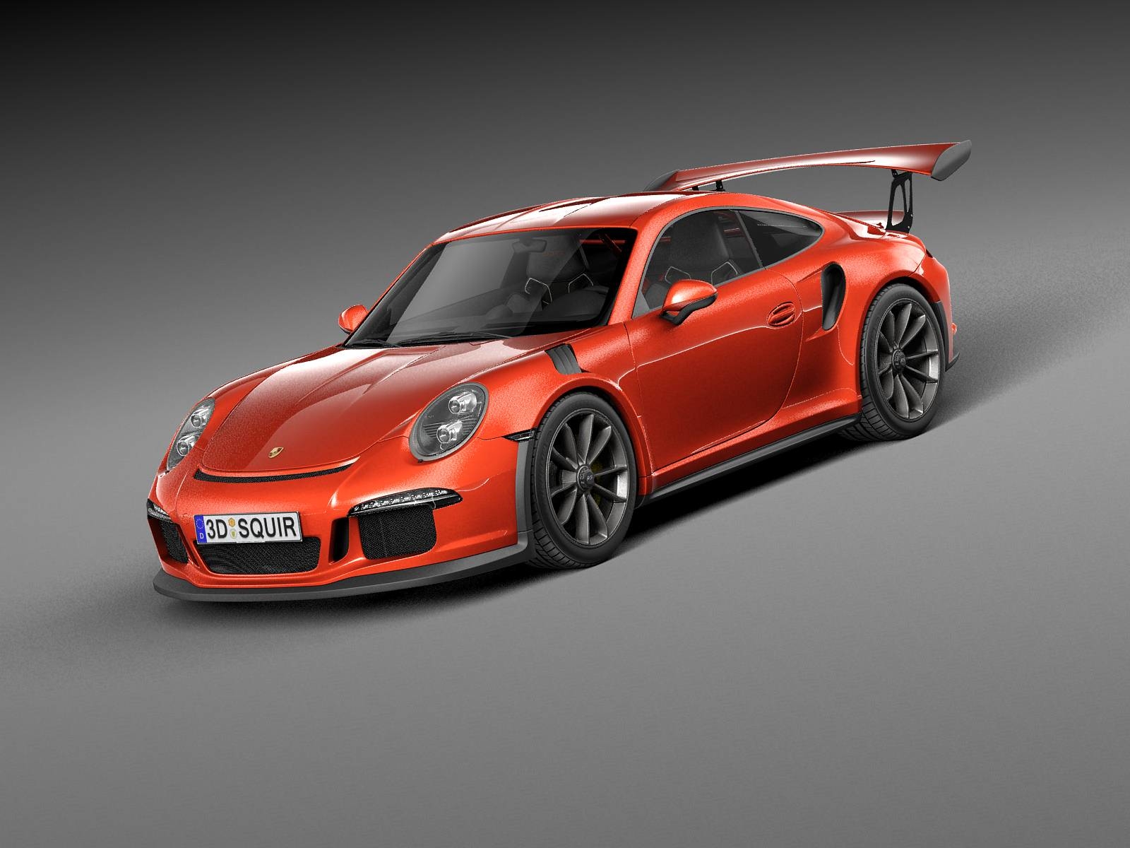 3d 2016 porsche 911 model