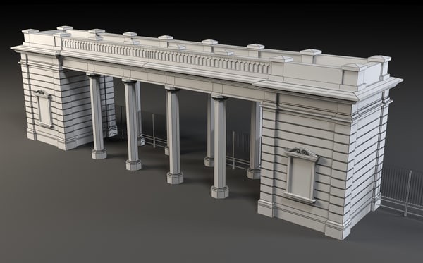 3ds max arches columns