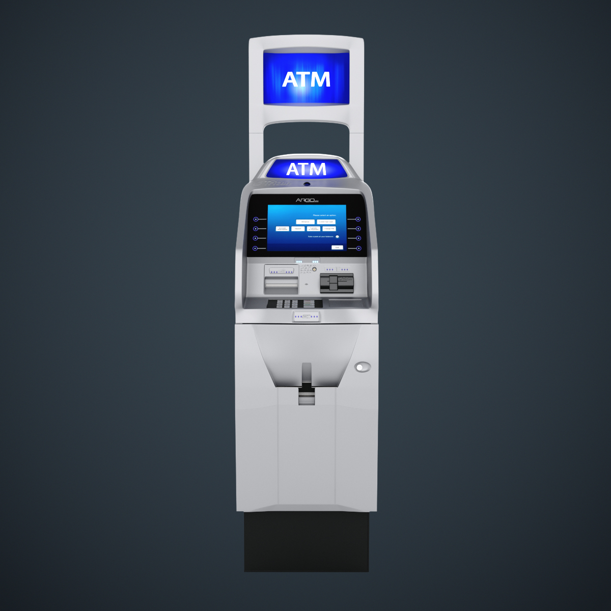 atm triton argo 3d model