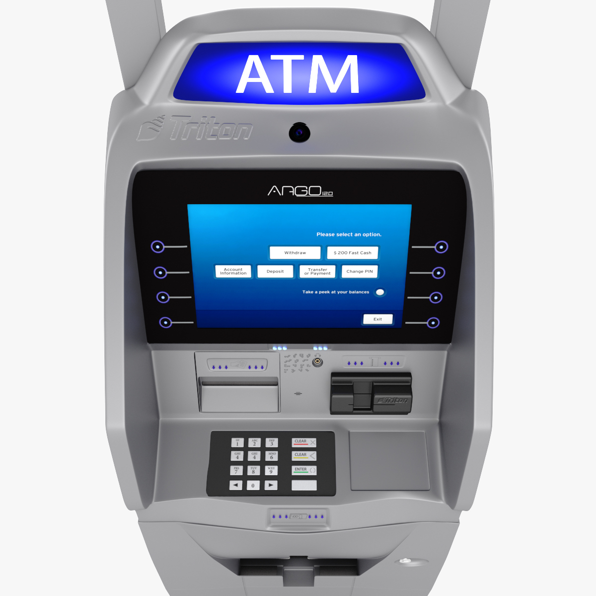 atm triton argo 3d model