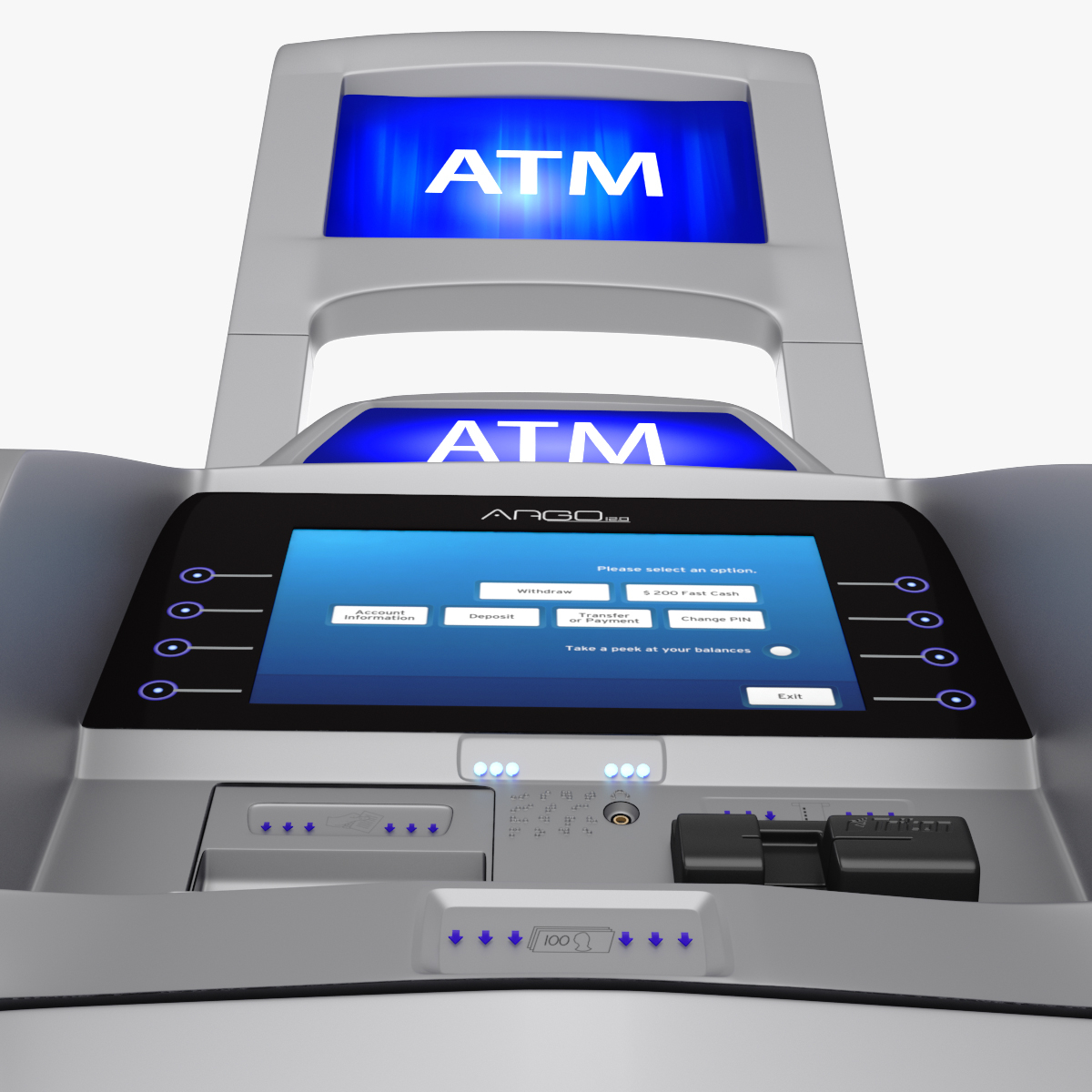 atm triton argo 3d model