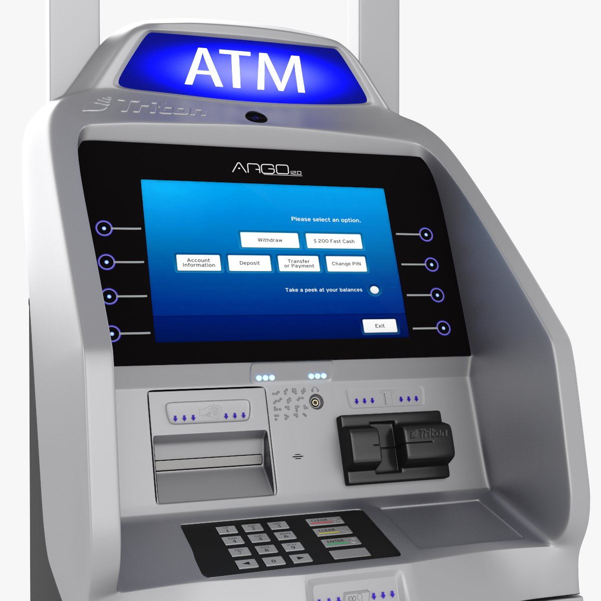 atm triton argo 3d model