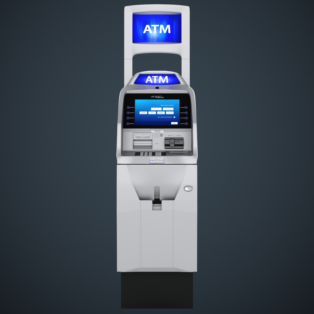 atm triton argo 3d model