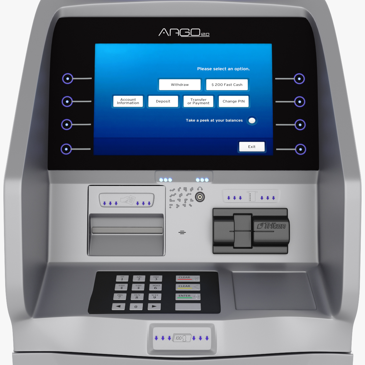 atm triton argo 3d model