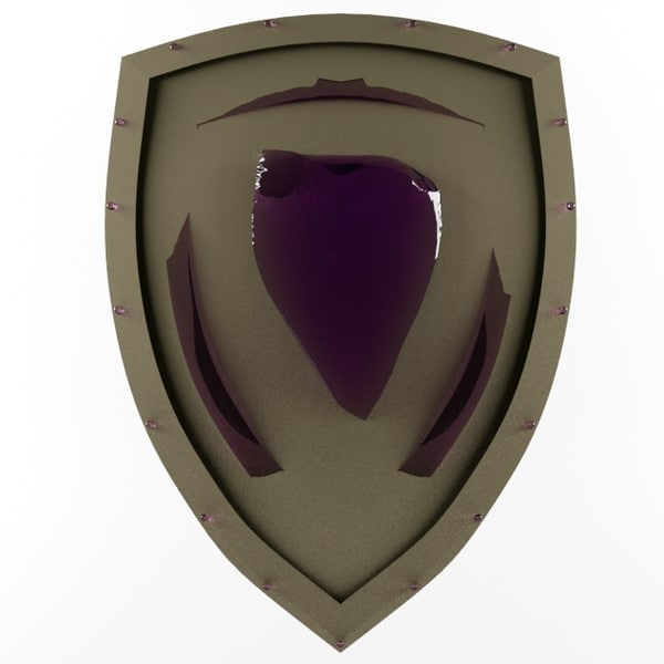 3d shield model