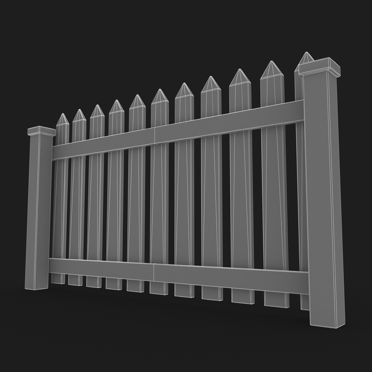 fence 04 3d model