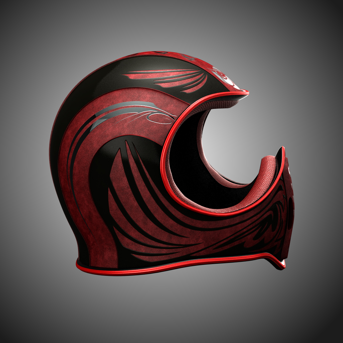 3ds max owl helmet concept