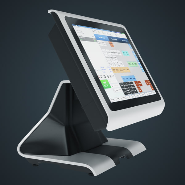 pos terminal everserv 7000 3d max