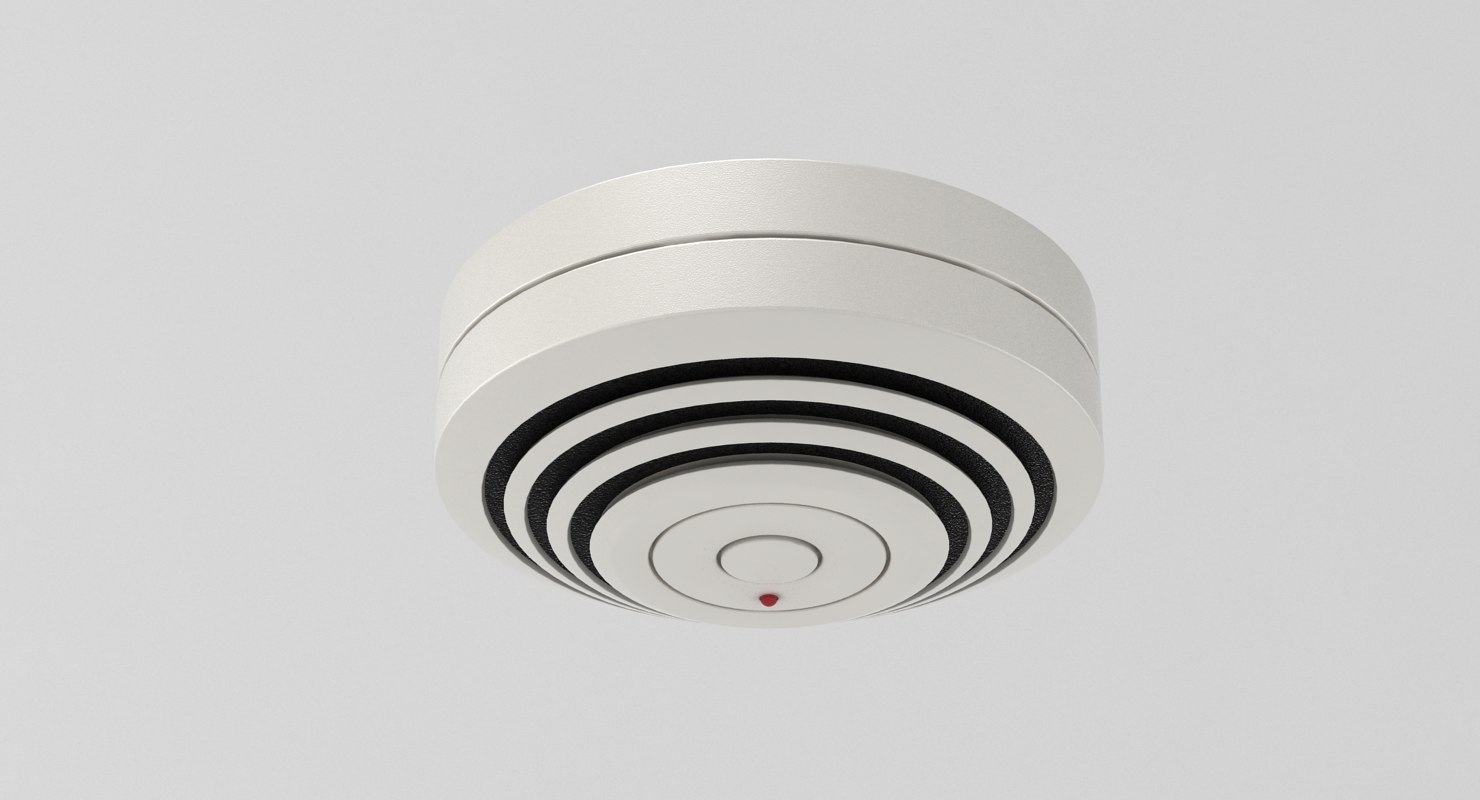 smoke detector 3d model