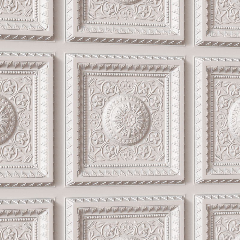 decorative ceiling tile 3d model